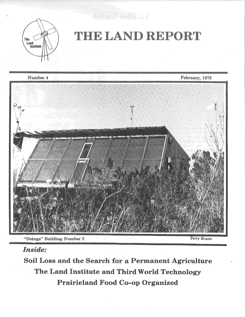Land Report Winter 1978 - The Land Institute